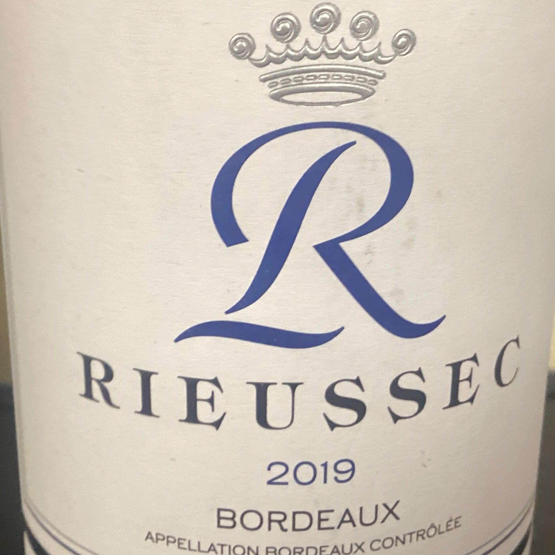 R de Rieussec, Bordeaux Blanc, 2019 | King James Wine School